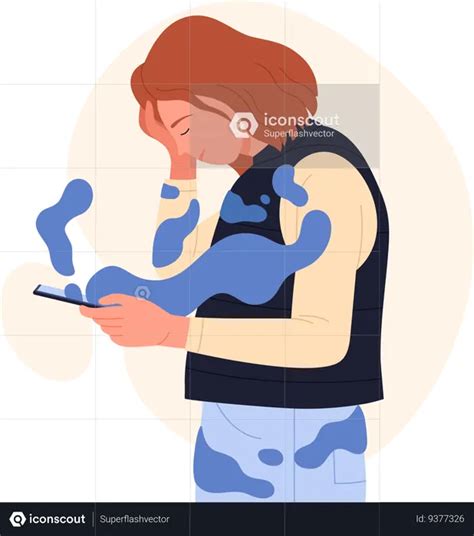 Doom Scrolling Illustration Free Download People Illustrations Iconscout