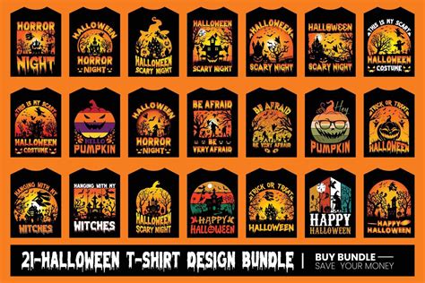 Halloween T Shirt Design Bundle Horror Hand Devil T Shirt Design