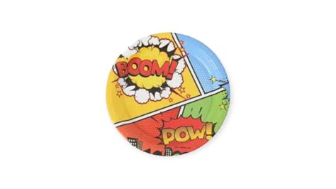 סט צלחות קטנות קומיקס גיבורי על פינוקים גבעת ברנר Wolt