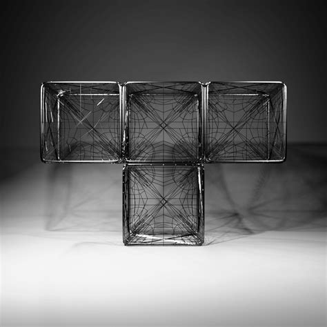 Abstract Style Tetromino 3d Render Digital Art By Marieonheart