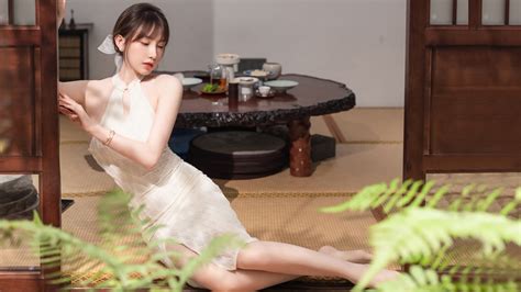 刘奕宁 美女模特 茶艺 美腿 旗袍 古典 养眼美女壁纸 4k PixStock 源像素