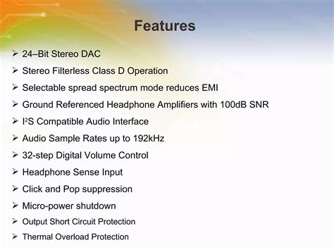 Lm49450 Stereo Audio Subsystem Ppt