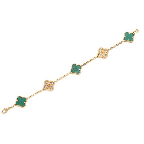 Jade Vintage Alhambra Bracelet Van Cleef Arpels Jewels 57 Off