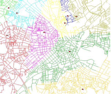 Coloring Service Area Using Qgis And Grass Tool V Net Alloc