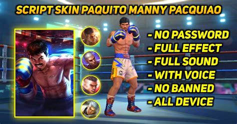 Script Skin Paquito Manny Pacquiao No Password Replace 4
