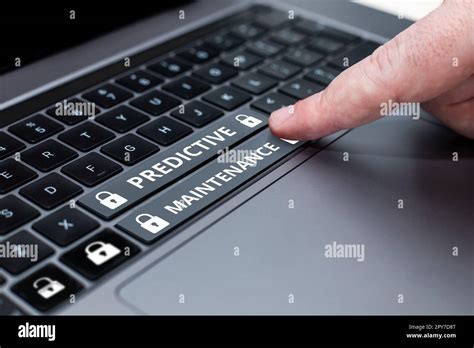 Text Caption Presenting Predictive Maintenance Business Concept