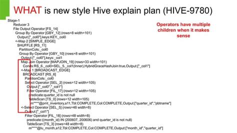 How To Understand And Analyze Apache Hive Query Execution Plan For