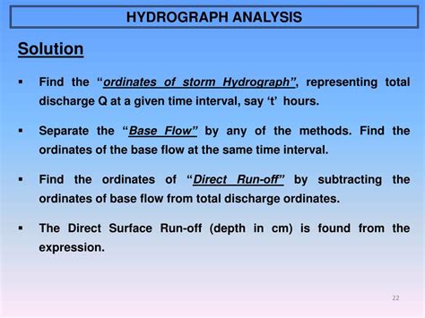 PPT Hydrograph PowerPoint Presentation Free Download ID 4505795
