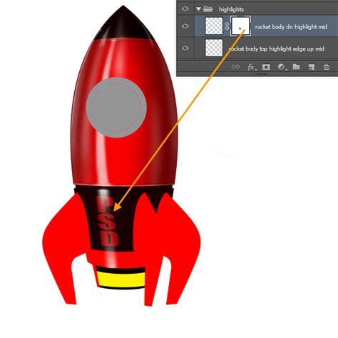 Learn How To Illustrate A Realistic Rocketship In Photoshop Psdfan