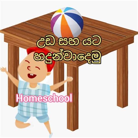 Homeschool Page අවුරුදු 2 ඉහළ දුවලා පුතාට මේ පොඩිත්තන්ට