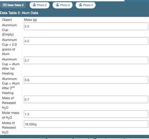 [solved] Calculate The Moles Of Anhydrous Dry Kal So 4 2 That Were