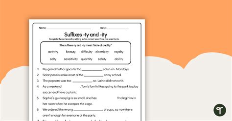 Free Suffix Practice Worksheet Download Free Suffix Practice Worksheet Png Images Free