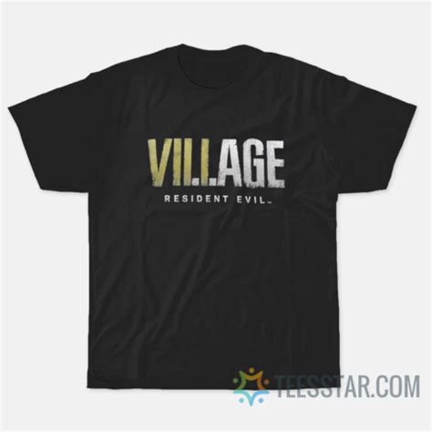 Resident Evil Village Logo T Shirt