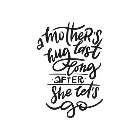 Hand Drawn Quote For Mothers Day Hand Drawn Lettering Vector Art