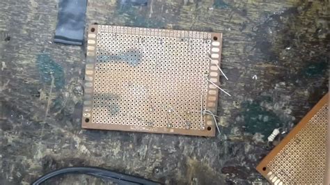 Soldering On Pcbperfboard Youtube