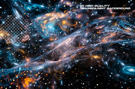 Premium Psd The Cosmic Web Network Of Filaments And Voids On