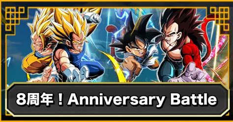 【ドッカンバトル】「アニバーサリーバトル」の攻略まとめ【anniversary Battle】