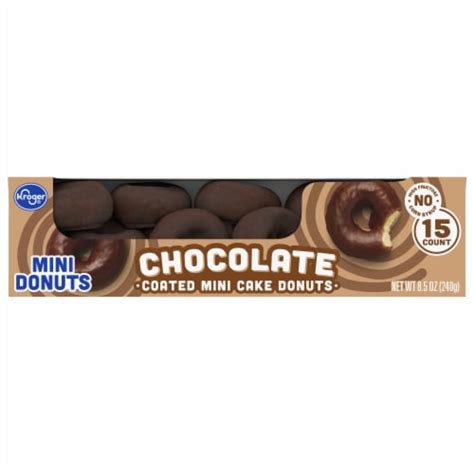 Kroger® Chocolate Coated Mini Donuts 15 Ct 8 5 Oz Kroger