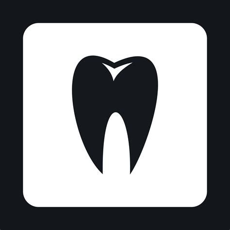 Healthy Tooth Icon Simple Style 14591468 Vector Art At Vecteezy