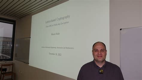Lattice Based Cryptography From Lwe To Public Key Encryption Frontseat