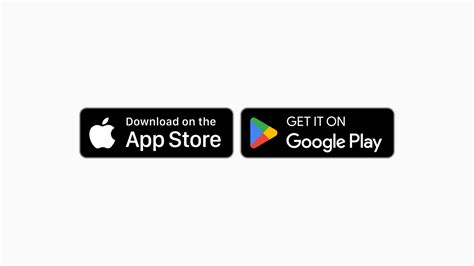 App Store Google Play Download Buttons Figma