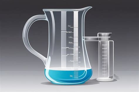 Premium Photo The Scale Measuring Jug 400ml Jug With Measuring Scale