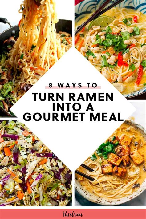 8 Ways To Turn Instant Ramen Into A Gourmet Meal Ramen Recipes Easy