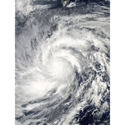Super Typhoon Haiyan Over The Philippines Poster Print