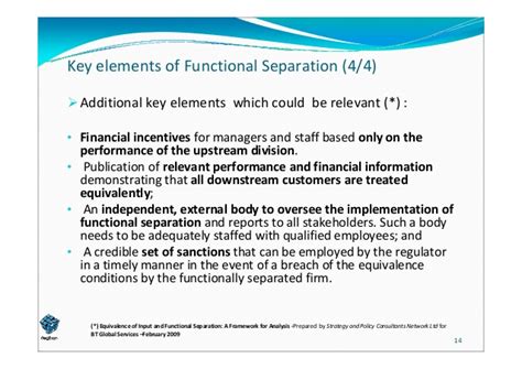 Functional Separation In European Telecoms Regulation