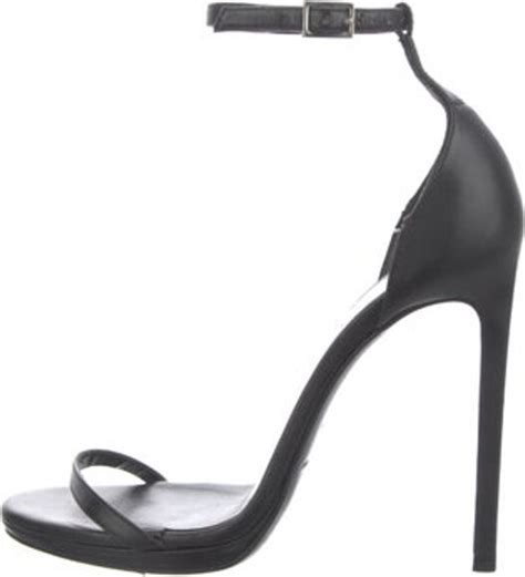 Saint Laurent Leather Sandals Shopstyle