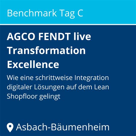 Benchmark Tag C Best Practice Day