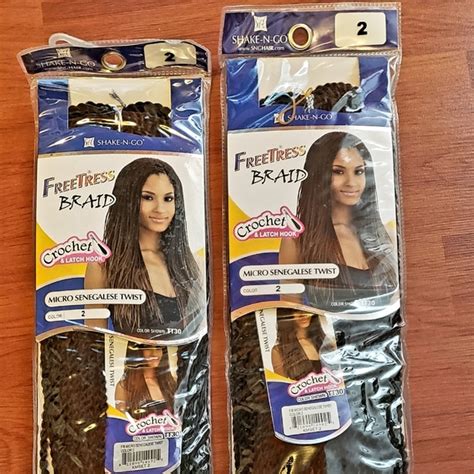 Freetress Hair Freetress Braid Crochet Micro Senegalese Twist