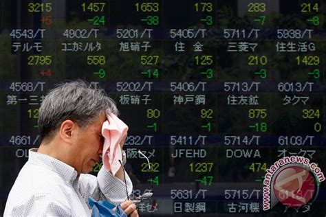 Bursa Saham Tokyo Berakhir Turun Indeks Nikkei Melemah 037 Persen