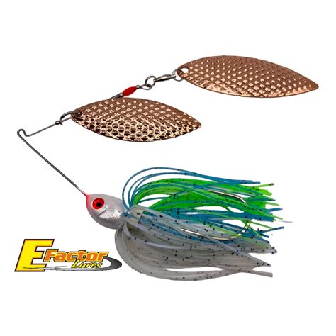 Blue Herring Spinnerbait Diamond Double Copper Willow Blades
