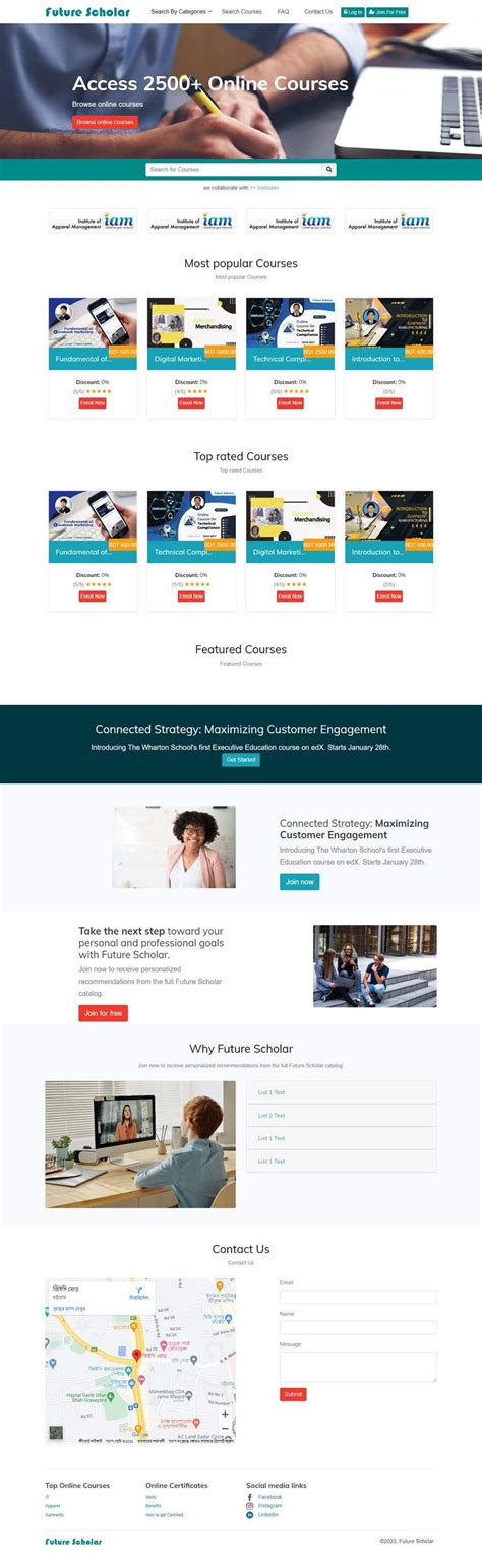 Detailed Wireframe Design For An Ed Tech App With Dashboard For 1