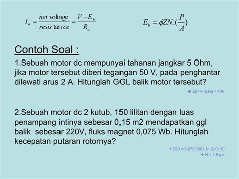 Presentasi Motor Dc Didalam Industri Dan Pemanfaatannya Ppt