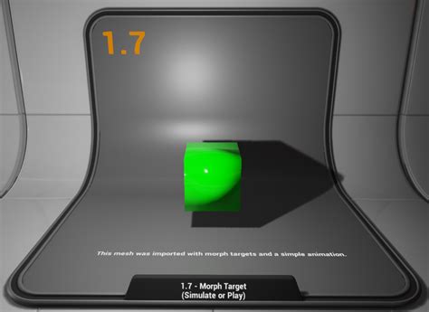 17 Morph Targets Unreal Engine 427 Documentation Epic Developer Community