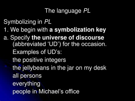 Ppt Predicate Logic And The Language Pl Powerpoint Presentation Free