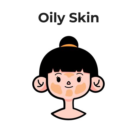 Oily Skin Type Vector Art At Vecteezy