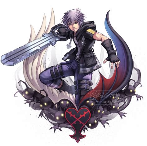 Kh3 Riku By Holleysart On Deviantart