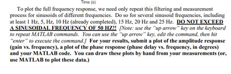 Solved Linear System Concept With MATLAB A One Overriding Chegg