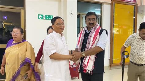 Smt A Sharda Devi Along With Party Leaders Accorded A Warm Welcome To