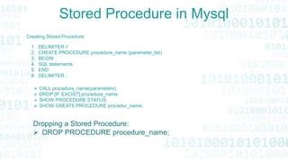Stored Procedures PPT