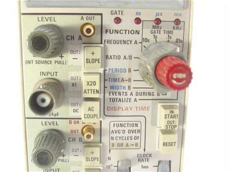 Tektronix Dc 505a Universal Counter Timer Oscilloscope Plug In As Is