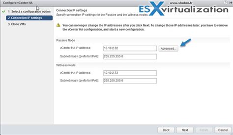 VMware VCSA Active Passive Setup Advanced Configuration ESX Virtualization