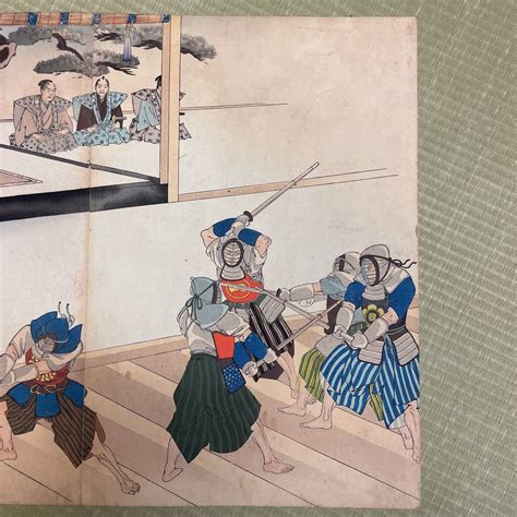 千代田之御表 武術上覧 揚州周延 木版画 浮世絵 明治時代 三枚 続 江戸 明治 木版画 売買されたオークション情報yahooの商品情報を
