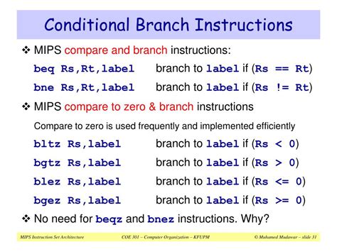 ppt mips instruction set architecture powerpoint presentation free