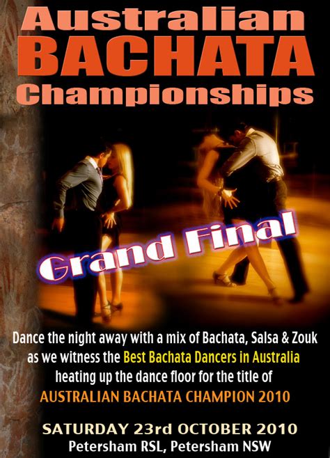 Australian Bachata Championships 2010 Bachateros Bachata Moderna By