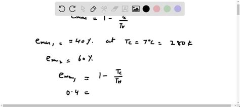SOLVED An Engine Operating At Maximum Theoretical Efficiency Whose Cold Reservoir Temperature Is