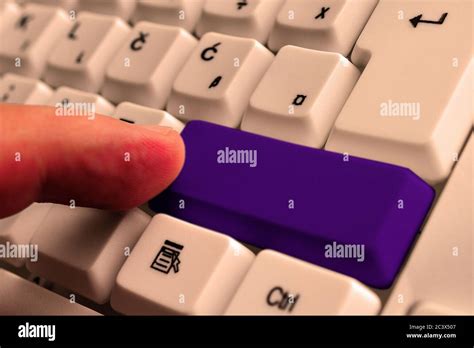 White Pc Keyboard With Empty Note Paper Above White Key Copy Space